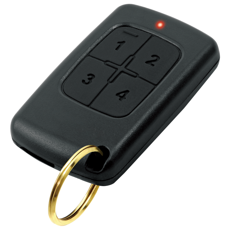 4-Button, 15-Channel RF Transmitter Pendant, 433.92MHz - SECO-LARM USA Inc