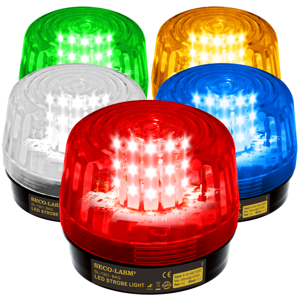 LED Strobe Light - 26 LEDs, Adjustable Flash Speeds & Patterns, Blue ...