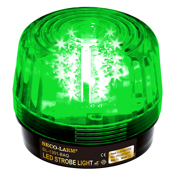 LED Strobe Light - 32 LEDs, Adjustable Flash Speeds & Patterns, Green ...