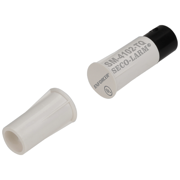3/8" Quick-Connect Terminal Recessed-Mount Magnetic Contact - White, 1 ...