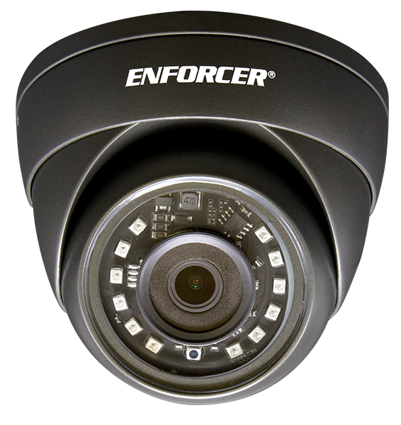 4-in-1 HD TVI, CVI, AHD, Analog Rollerball Cameras - 2.8mm, Gray ...