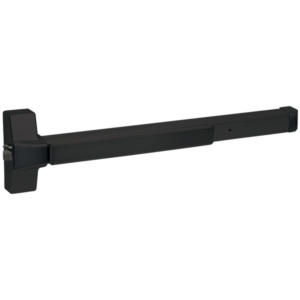 Rugged Grade 1 Rim-Type Exit Device, Push-to-Exit Bar - Black - SECO ...