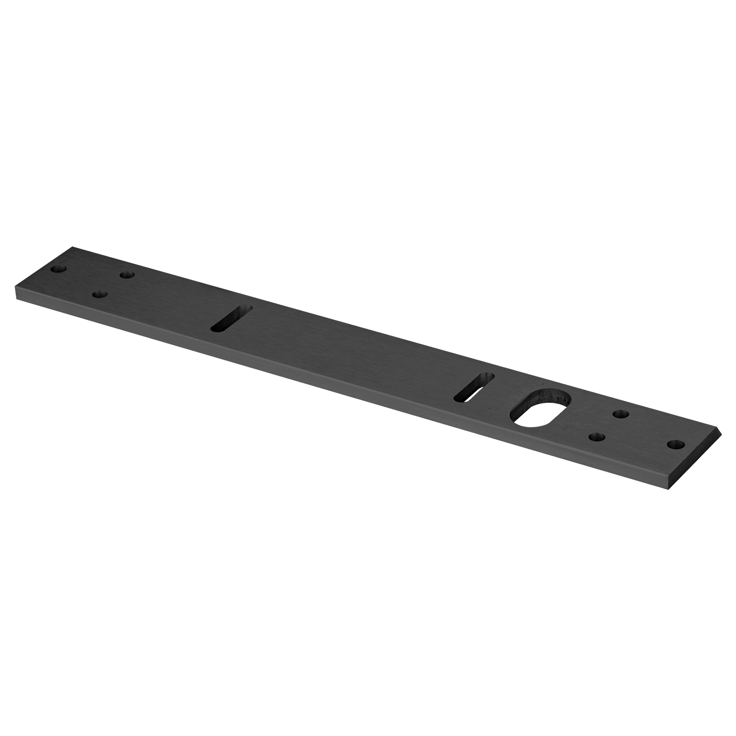 1/4" Black Header Plate for 1,200-lb Series Electromagnetic Locks ...