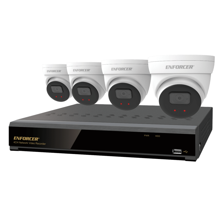 NVR and Camera Kit — 4K 8-Channel NVR + 6 IP 5MP Cameras + 2TB HDD ...