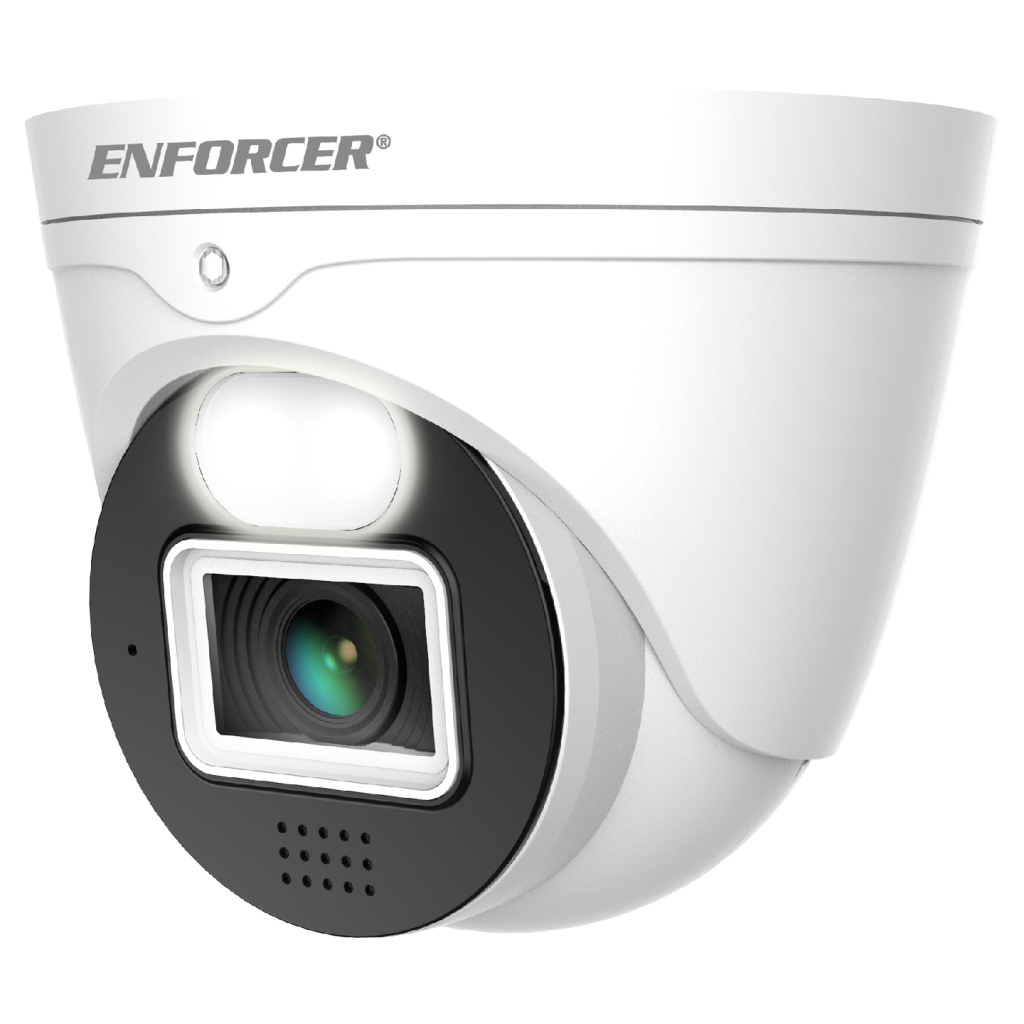 IP 8MP Ultra-Low-Light Active Deterrence Turret Camera - SECO-LARM USA Inc
